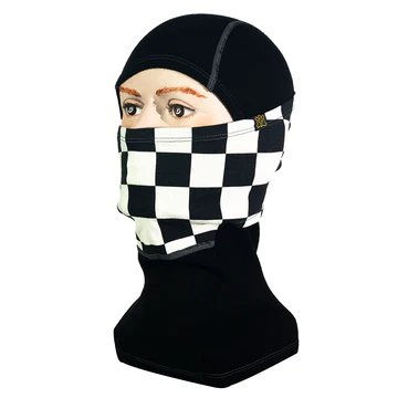 Goldtop Merino Wool Balaclava - Black & White – Veloce Club